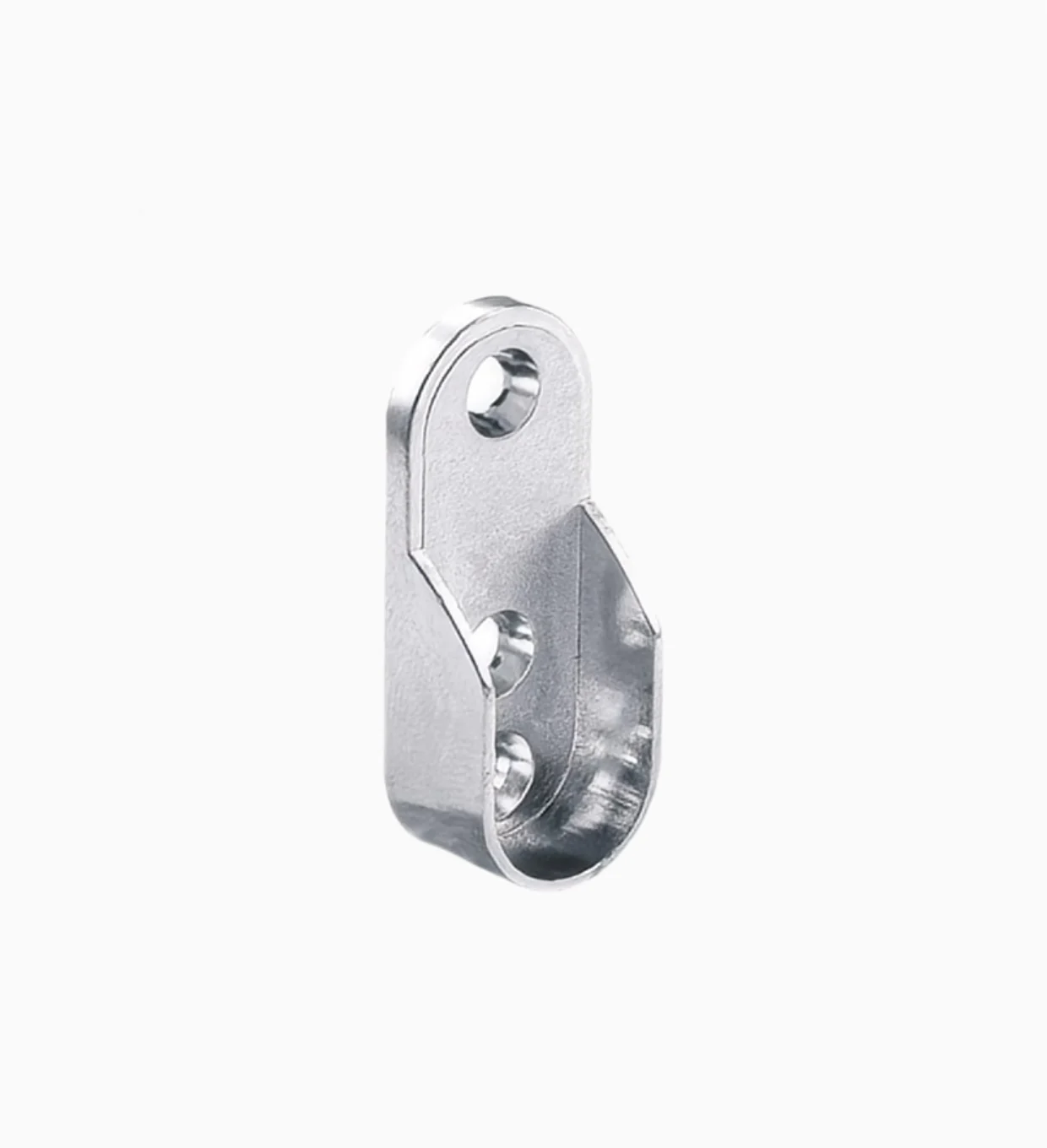 Oval Rails Tube Bracket Supports for wardrobe - AW.3001 - amorhome hardware